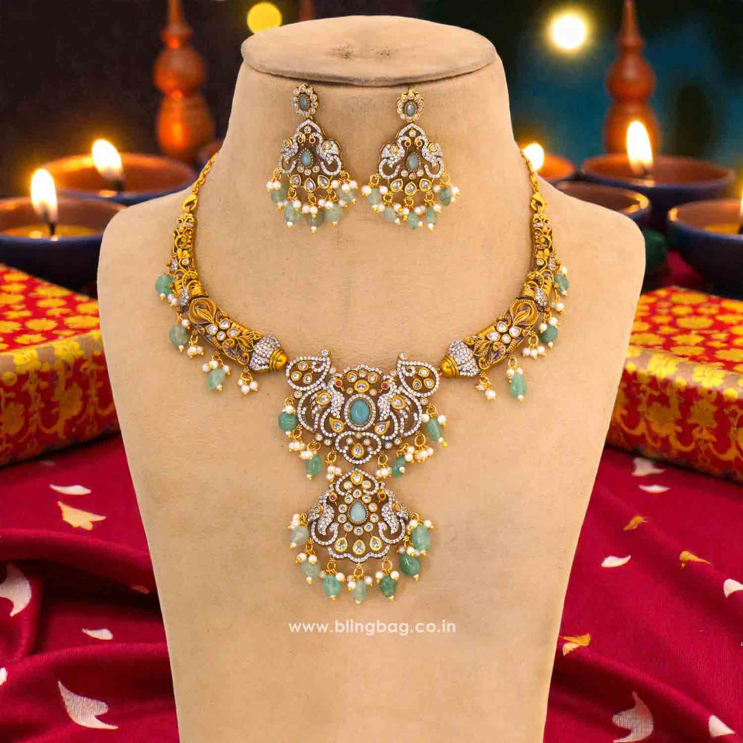 Mint Bellara Hasli Victorian Jewellery Set - New Arrival – Bling Bag