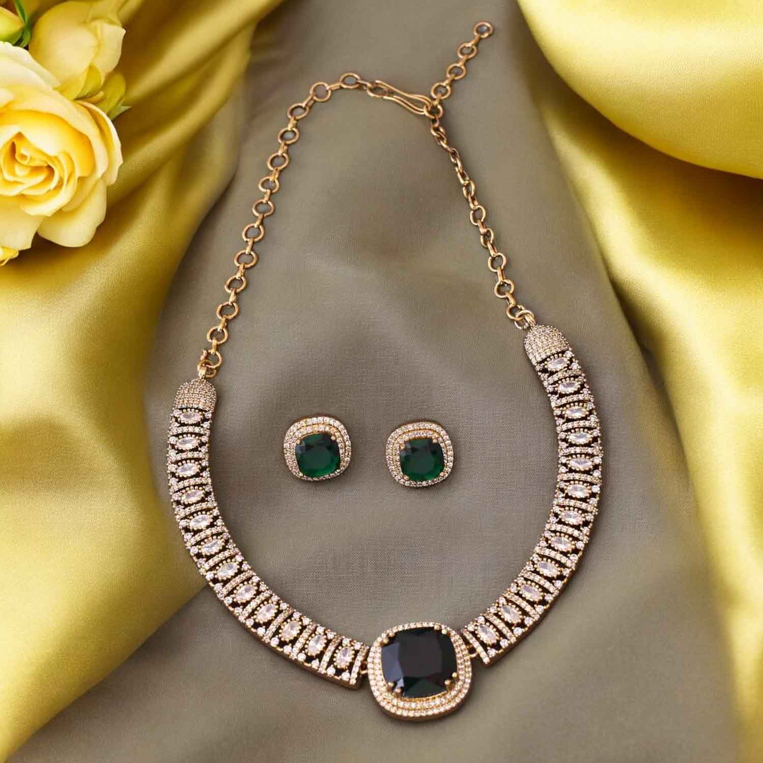 Emerald Clarry Hasli Victorian Jewellery Set - New Arrival – Bling Bag