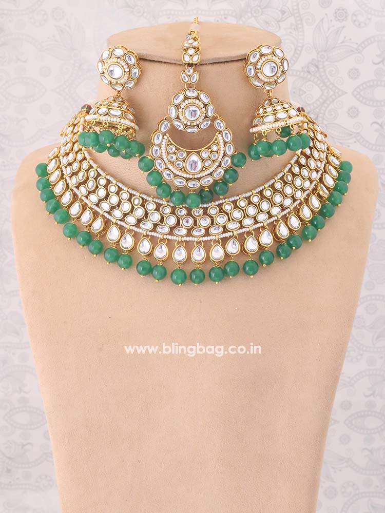 Emerald Manisha Jewellery Set – Bling Bag
