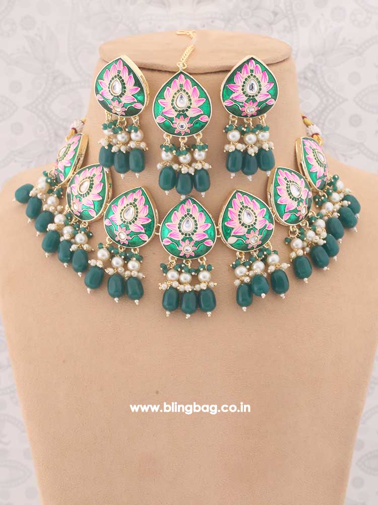 Emerald Pradhnya Jewellery Set – Bling Bag