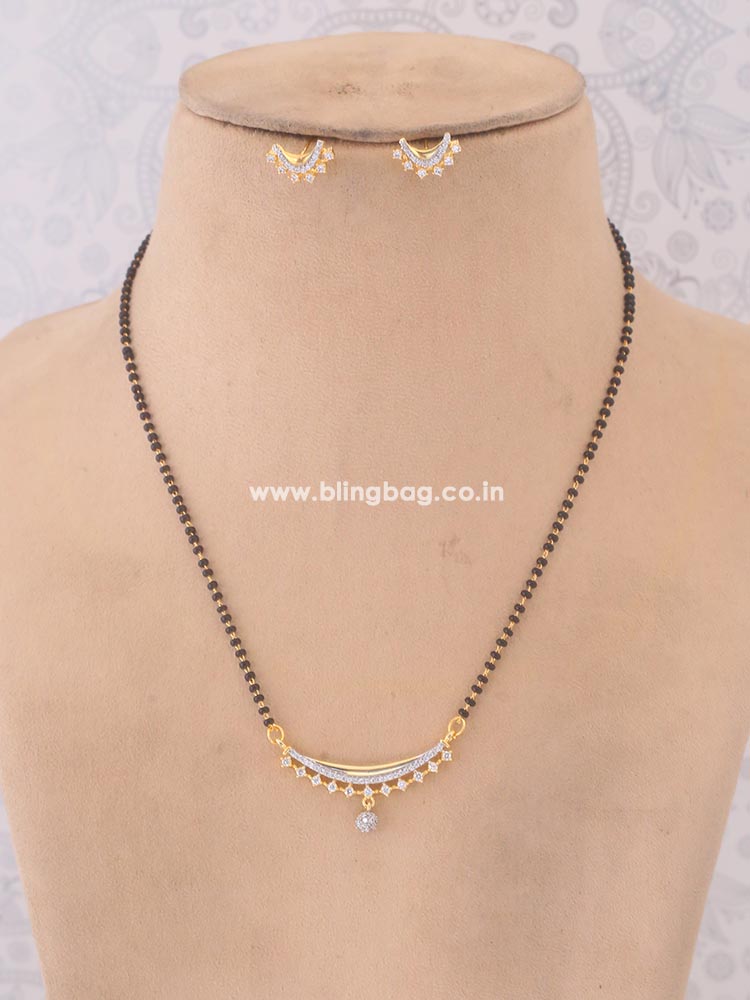 Golden Anneliese Mangalsutra Set – Bling Bag