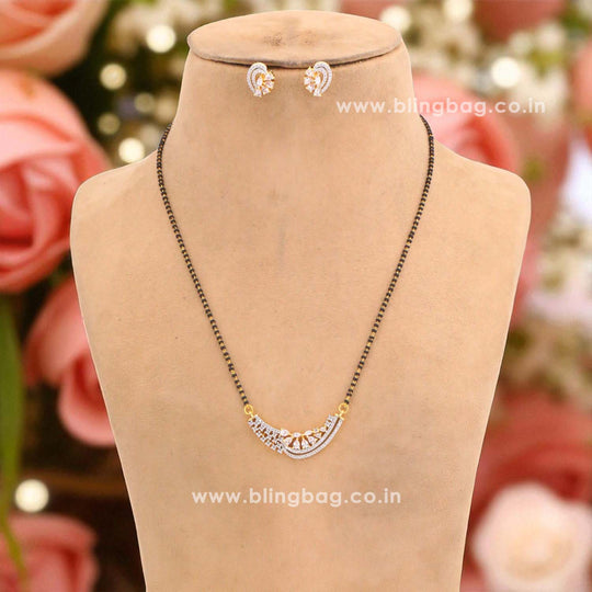 Latest designs in American Diamond Mangalsutras | Bling Bag