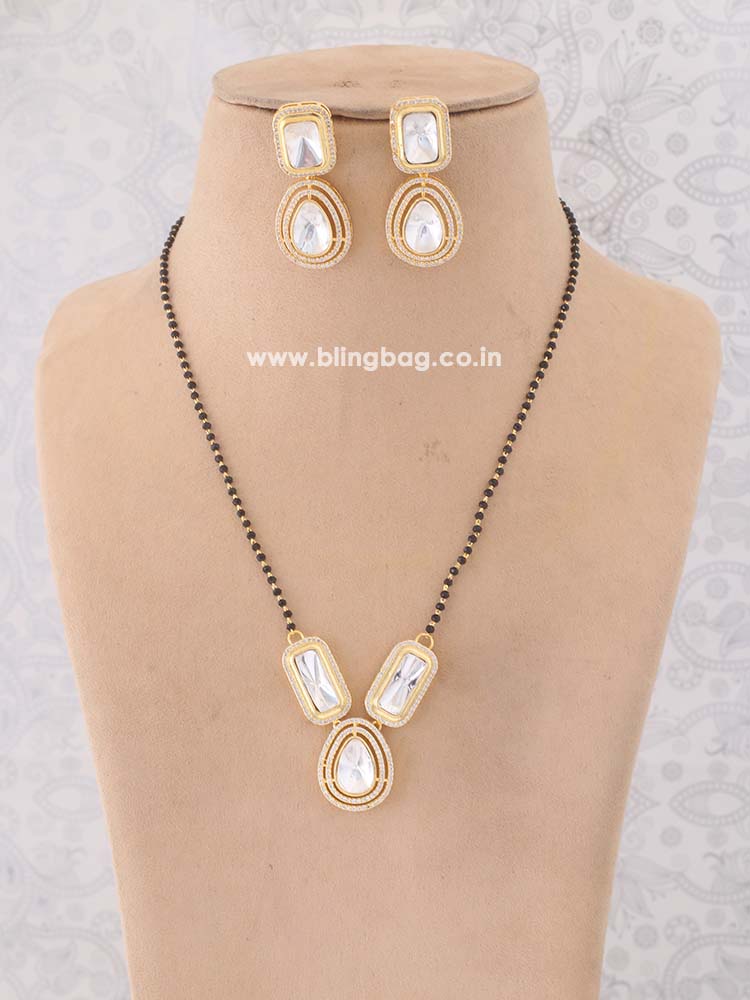 Golden Diana Mangalsutra Set – Bling Bag
