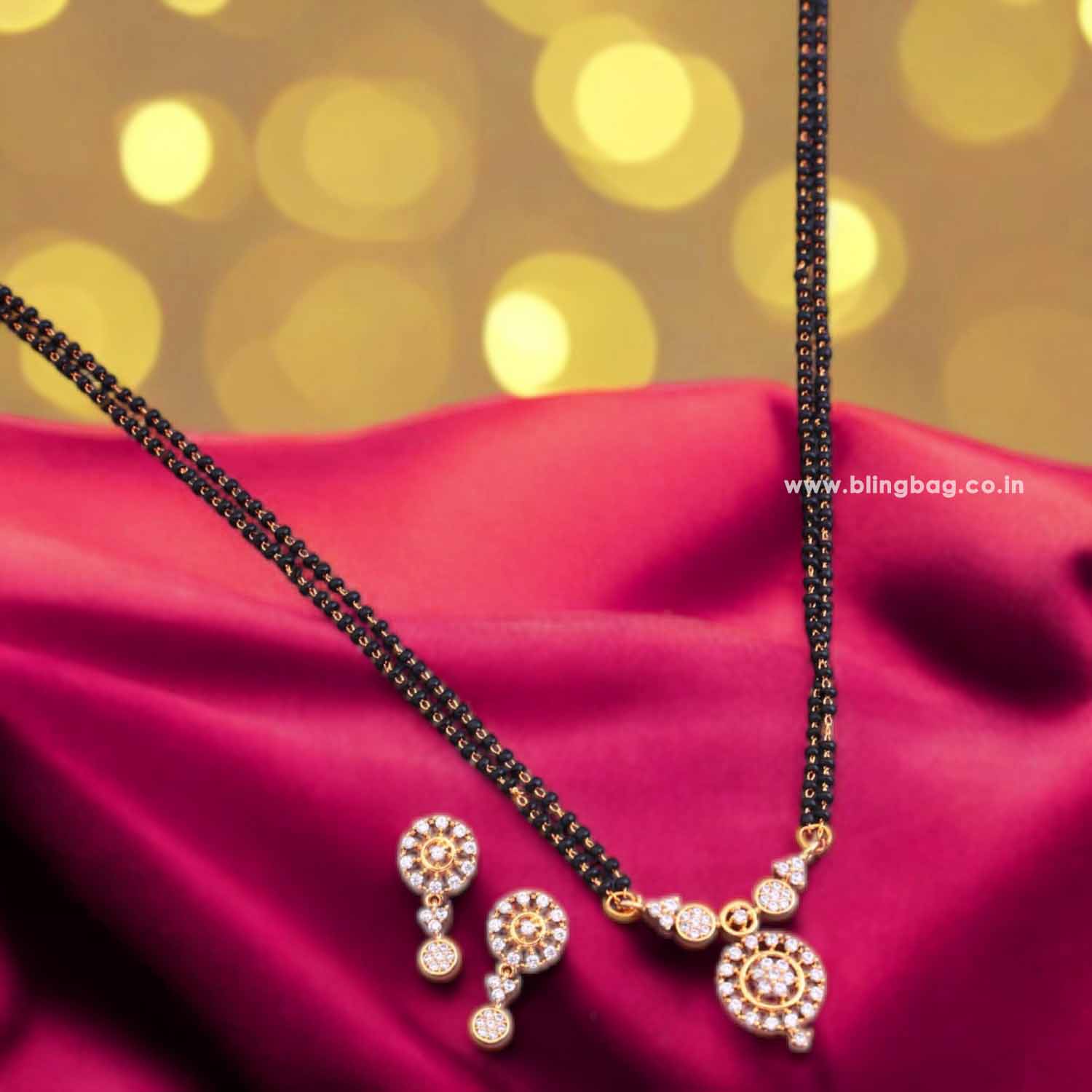 Golden Isolte Mangalsutra Set – Bling Bag