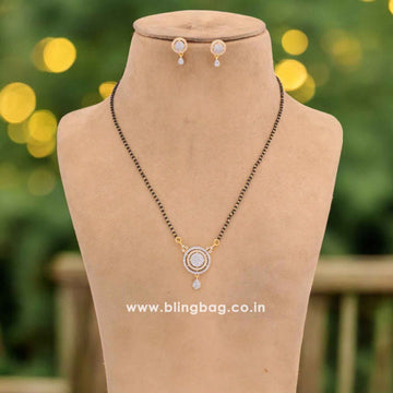 Latest designs in American Diamond Mangalsutras | Bling Bag