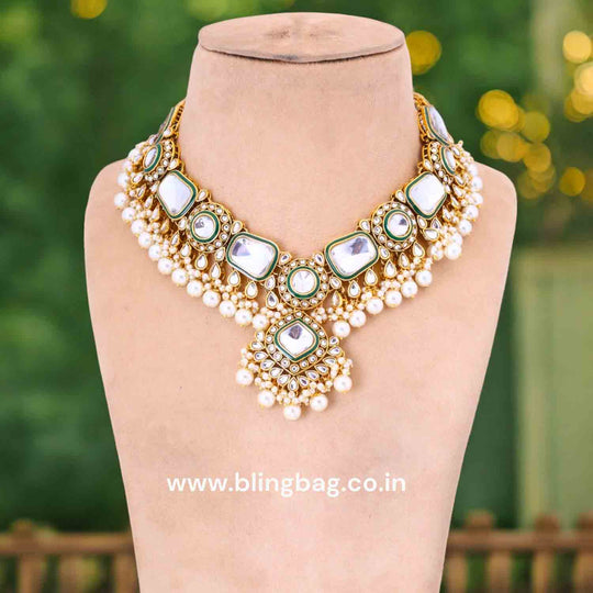 Premium Kundan Necklace Sets | Bling Bag