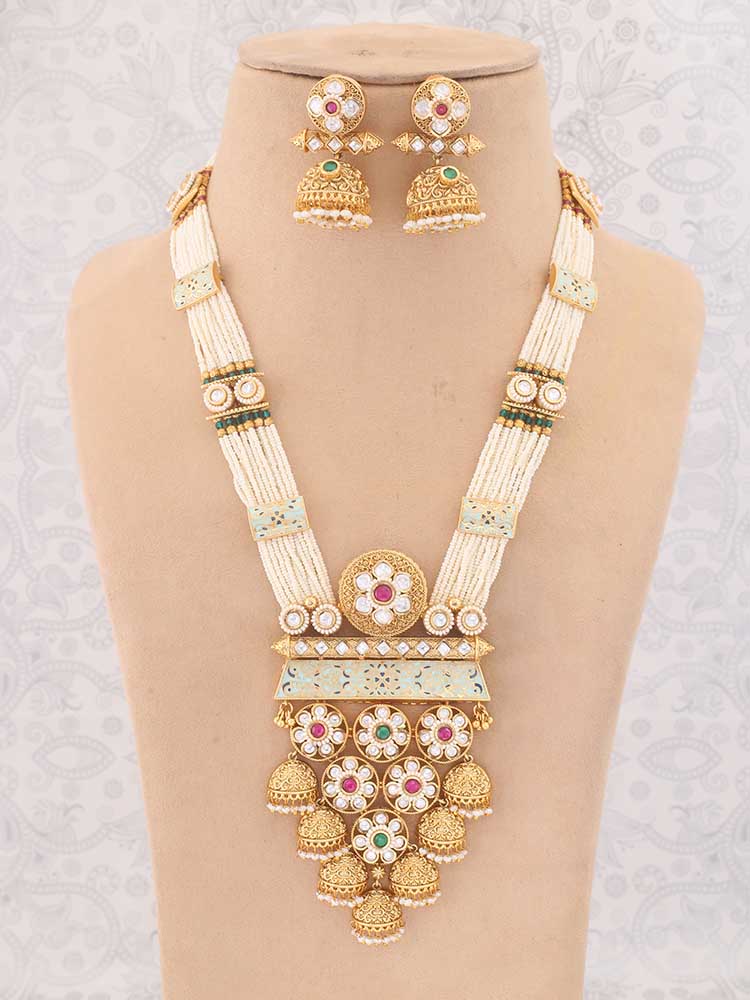 Multicolor Bhagvati Rajwadi Set – Bling Bag