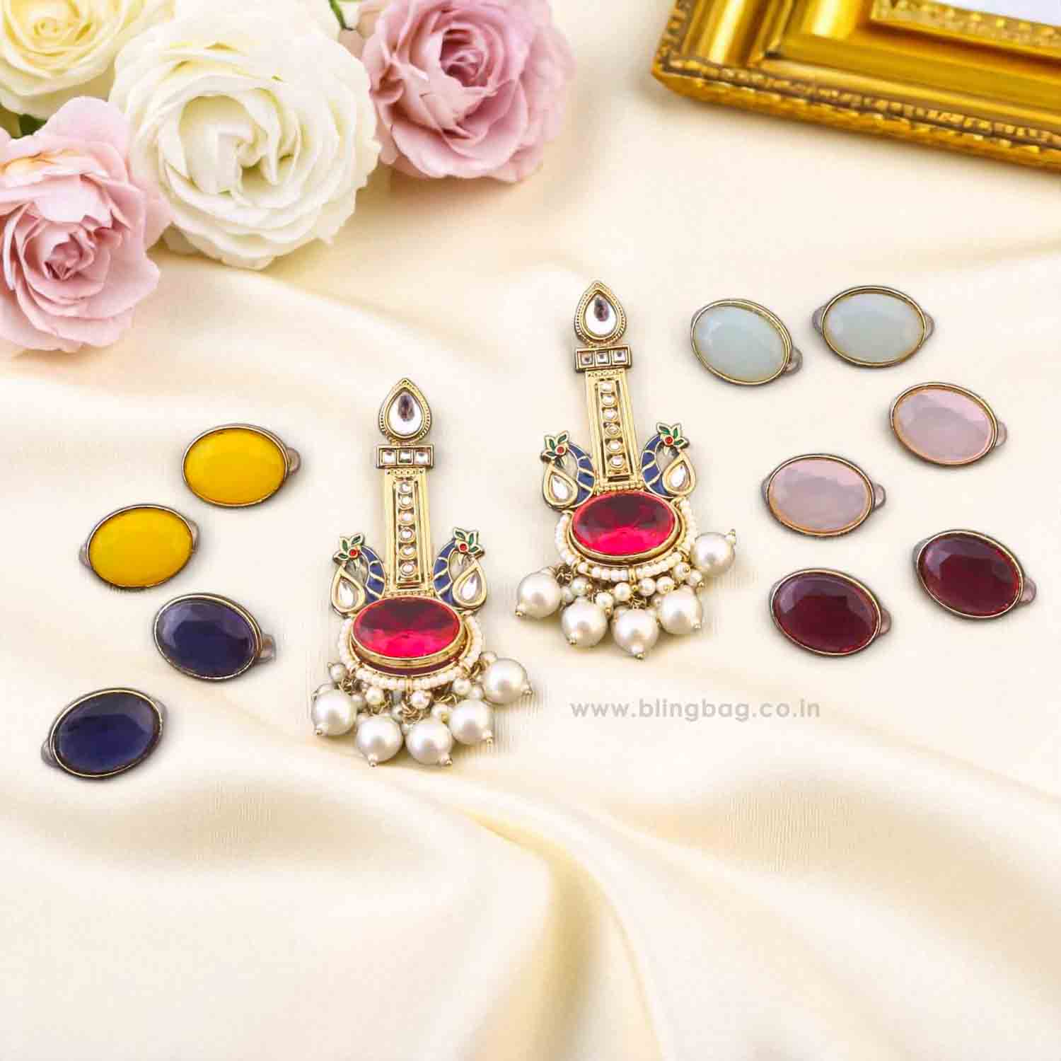 Multicolor Rajni Color Changeable Danglers – Bling Bag