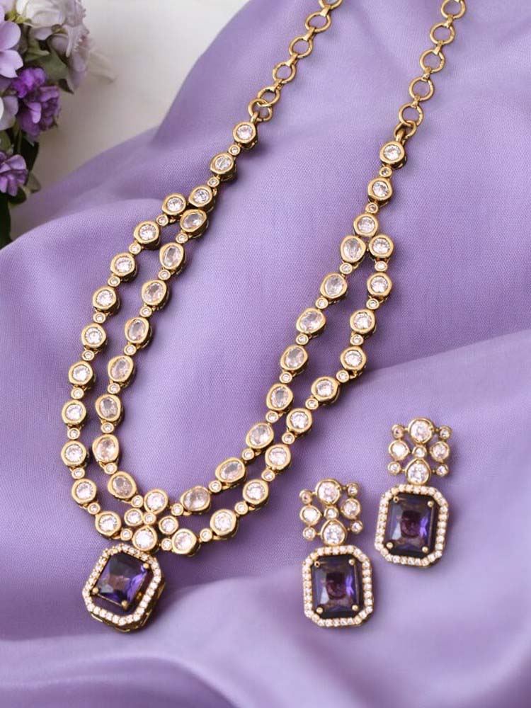 Purple Beate Victorian Jewellery Set - New Arrival – Bling Bag