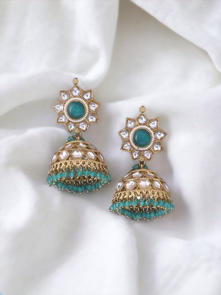 Rama Visha Ethnic Jhumkis – Bling Bag