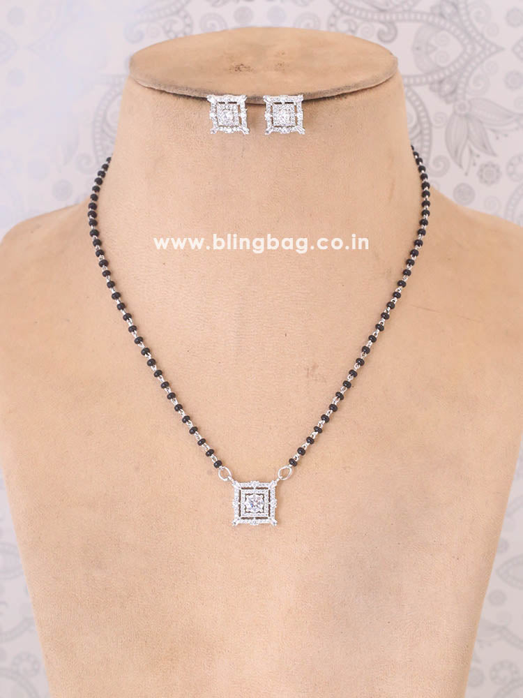 Silver Sanura Mangalsutra Set – Bling Bag