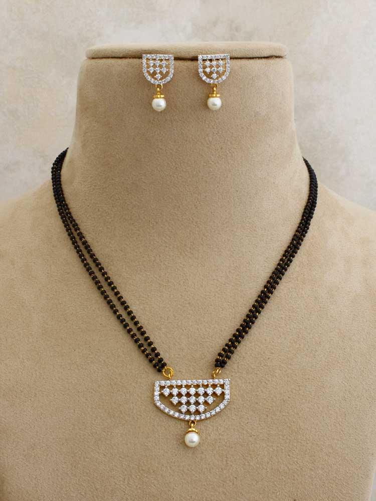 Golden Bhavika Mangalsutra Set – Bling Bag