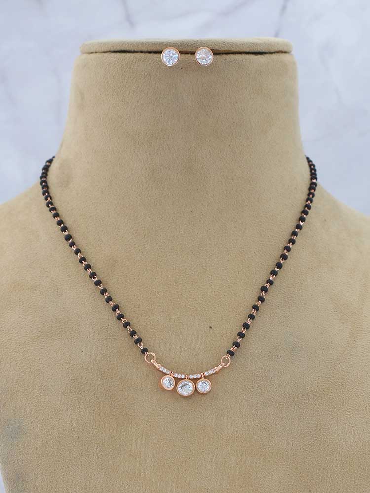 Rose Gold Anupama Mangalsutra Set – Bling Bag