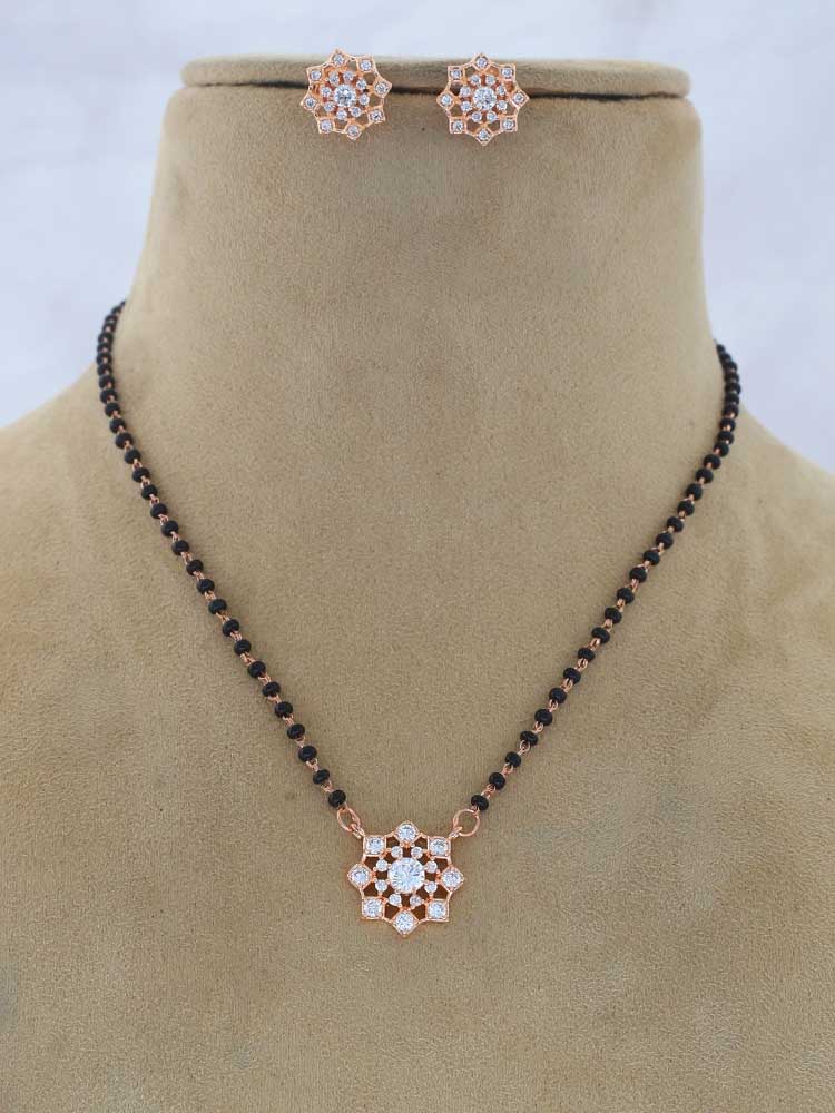 Rose Gold Devastuti Mangalsutra Set – Bling Bag